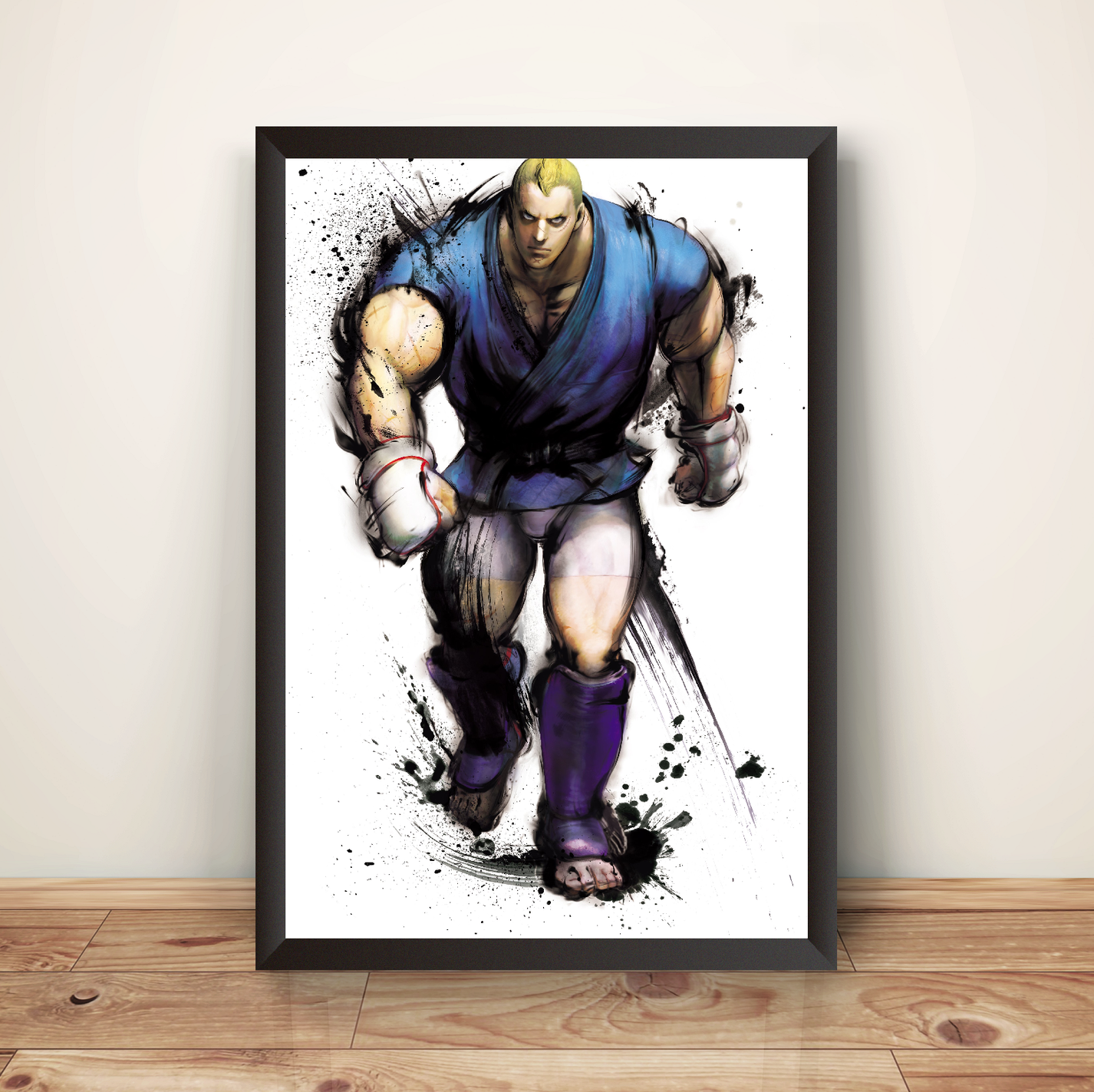 Abel SF4 Premium Poster (Vectorized Design) – GamerGoody.com